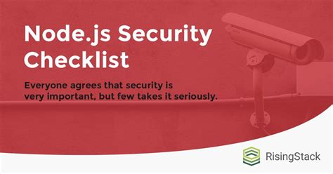 Nodejs Security Checklist Rnode