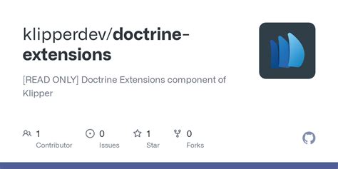Github Klipperdevdoctrine Extensions Read Only Doctrine