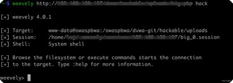 Kali工具 Webshell之weevelykali Webshell Csdn博客