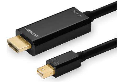 Кабель Mini Dp Hdmi Ugreen 4k 3 м черный 10455 выгодная цена отзывы характеристики фото