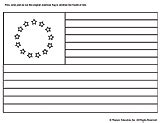 Entrelosmedanos 13 Colonies Flag Coloring Pages