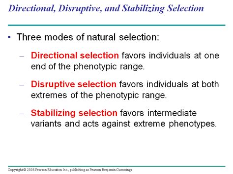 Directional Stabilizing Disruptive Selection