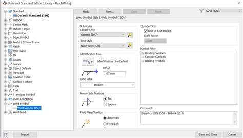 Weld Symbol In Wrong Style Autodesk Community