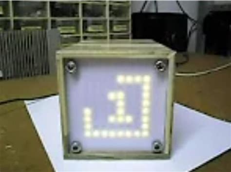 Arduino Buttonless Led Matrix Clock With Adxl335