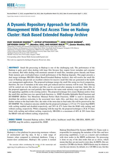 Pdf A Dynamic Repository Approach For Small File Management With Fast