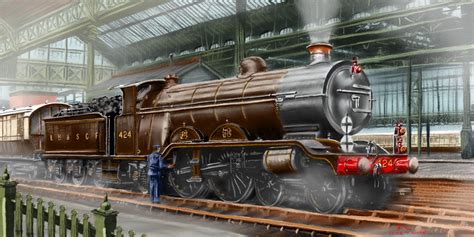 Lbsc Atlantic Express Locomotive “beachy Head” On Behance
