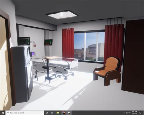 Hospital 3d Art