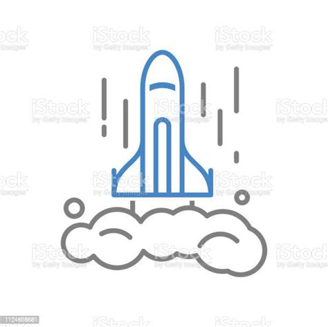 흰색 배경 그래픽 및 웹 디자인 현대 간단한 벡터 기호에 대 한 로켓 아이콘 인터넷 개념입니다 웹사이트 디자인 웹 버튼 또는 모바일 애플 리 케이 션에 대 한 최신 유행