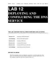 ITN Lab Pdf MOAC Installing And Configuring Windows Server R Lab Manual