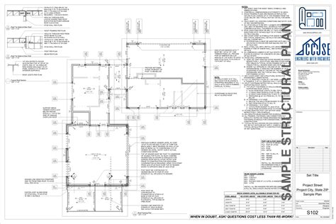 Content Of A Structural Plan