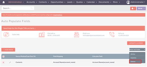 User Guide SuiteCRM X Auto Populate Fields