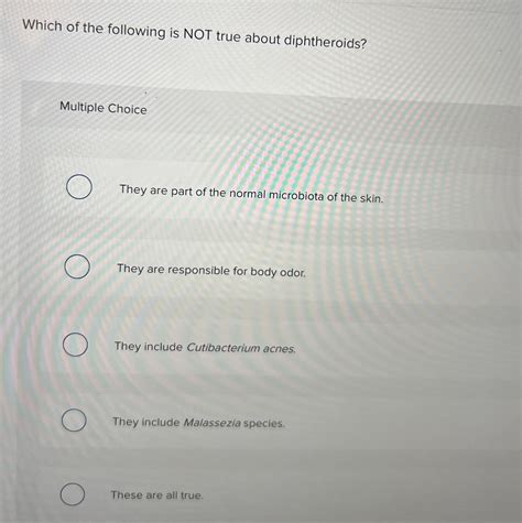 Solved Which Of The Following Is Not True About