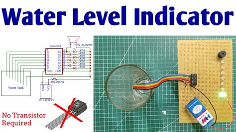 How To Make Water Level Indicator Using Uln2003 Tech Undefined Youtube