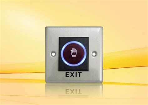 Waterproof Push Button Exit Switch For Access Control With Hand