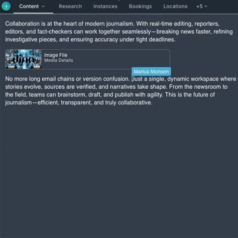 Dina Introduces Collaborative Editing