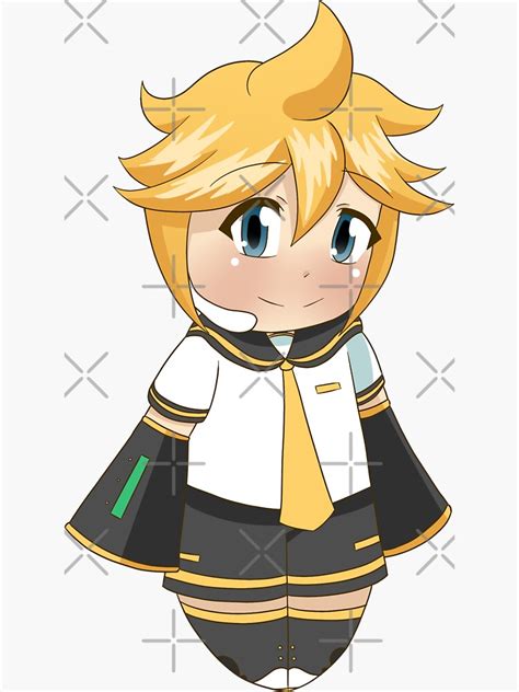 Chibi Kagamine Len Sticker By TheCartoonFan Redbubble