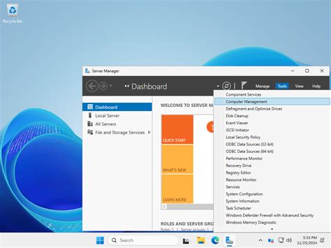 Windows Server 2025 Initial Settings Change Admin User Name Server World