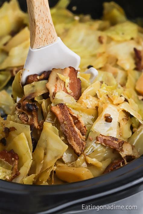 Slow Cooker Cabbage Eating On A Dime