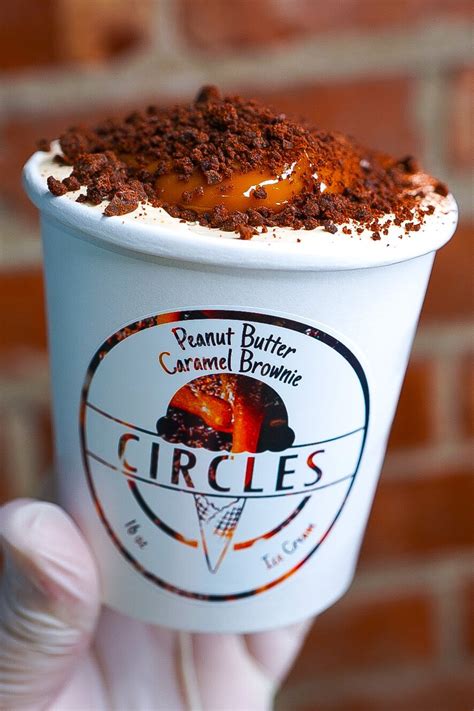Peanut Butter Caramel Brownie — Circles Ice Cream