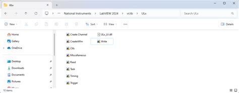 Labview Cant See Ulx User Libraries Data Acquisition Daq And Data
