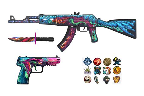 Купить ножи из КС ГО, пистолеты, оружие из дерева