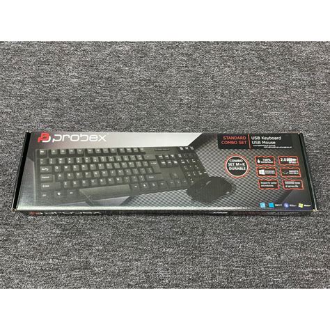 PROBEX STANDART COMBO SET USB KEYBOARD MOUSE WIRED WIRELESS Shopee Malaysia