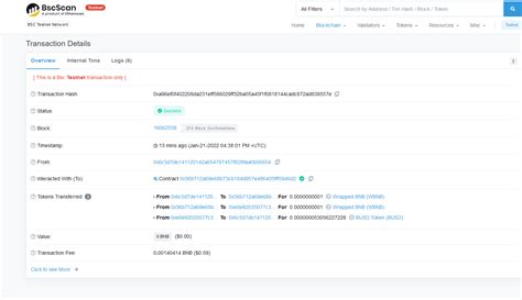 Warning Error Encountered During Contract Execution Execution