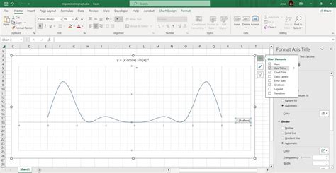 Excelで三角関数をグラフ化する方法