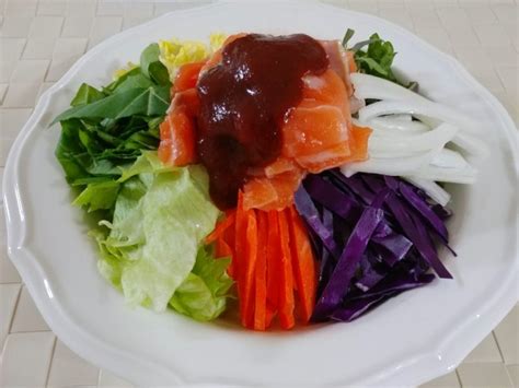 집에서 즐겨요~ 연어 회덮밥