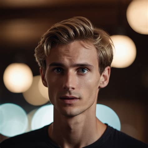 Skinny Guy With Pale Skin And Fangs Looks Ahead With A Grim