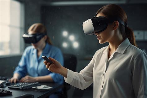 Premium Photo Virtual Lab Interactive Digital Laboratory In Virtual Reality