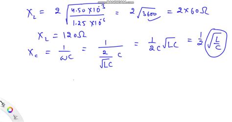 SOLVED A series circuit consists of an ac source of variable frequency a Ωresistor a