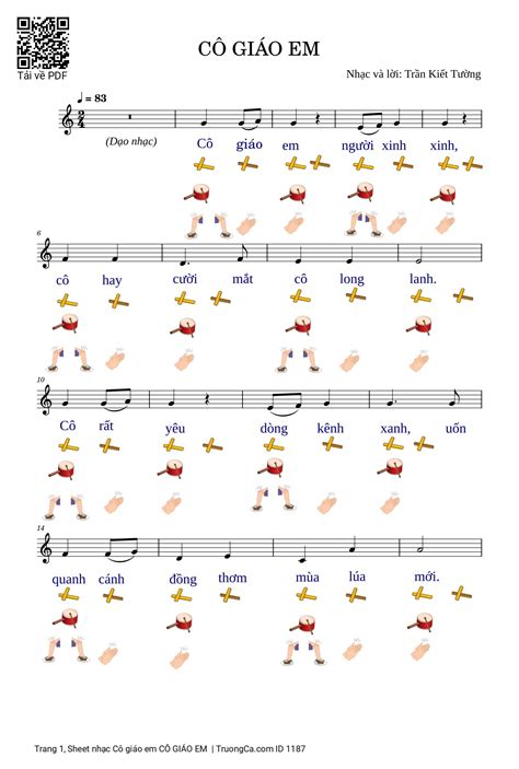 Sheet C Gi O Em Ng I Xinh Xinh C Hay C I M T C Long Lanh Pdf Download Sheet