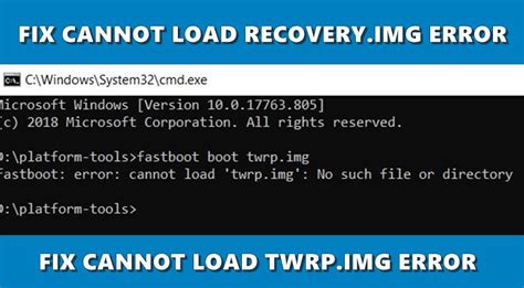How To Fix Error Cannot Load Recoveryimg Droidwin