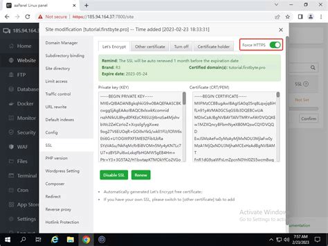 How To Install Aapanel And Wordpress On A Linux Server By Firstbyte