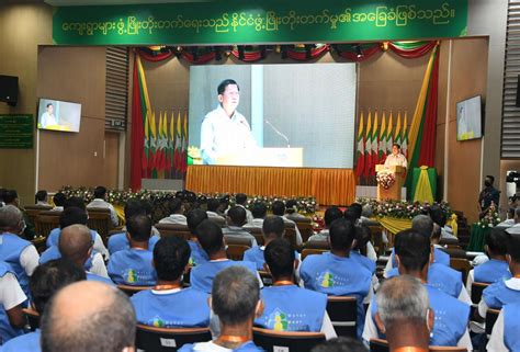 မိုးသည်းထန်စွာရွာသွန်းပြီး လေပြင်းတိုက်ခတ်မှုများကြောင့် ပျက်စီးမှုများဖြစ်ပေါ်ခဲ့သည့် မြို့နယ