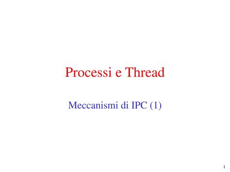 Ppt Processi E Thread Powerpoint Presentation Free Download Id3656371
