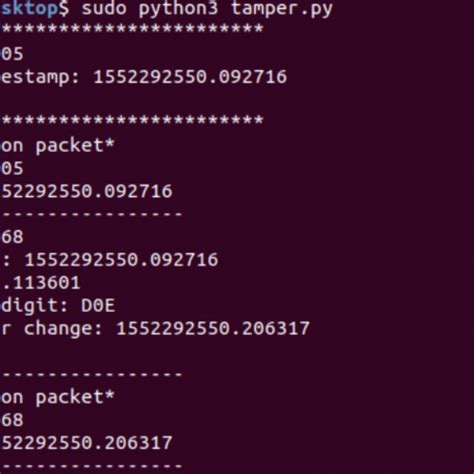 Scapy Parsing Packet Content And Modification Download Scientific Diagram
