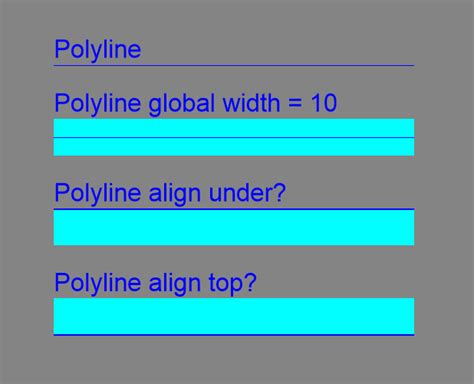 How To Align Polyline Width Area — Bricscad Forum