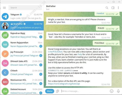 Controlling Raspberry Pi Gpio Using Telegram App