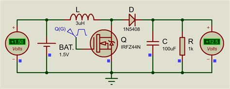 Dc Dc Boost Converter Circuit Using 555 Timer