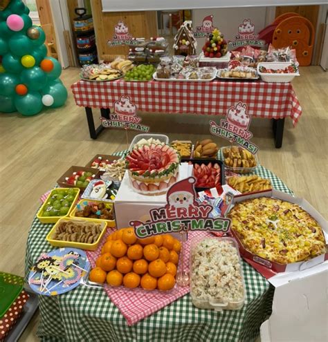 [크리스마스] 어린이집 크리스마스 행사 뷔페행사 포트락 파티 추천 메뉴 크리스마스 행사 간식 파티 간식 핑거푸드 아이 간식 준비 네이버 블로그