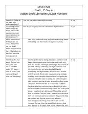 Effective Strategies For Teaching Adding And Subtracting 2 Digit Course Hero