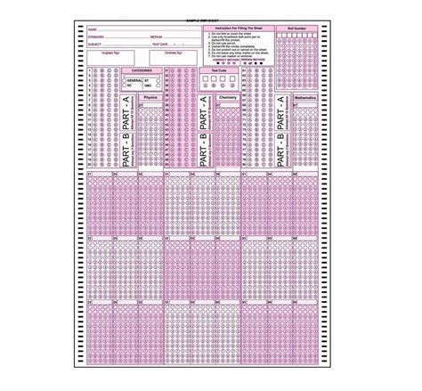 White Omr Answer Sheet For Home Gsm 100 At ₹ 5sheet In Agra Id 2852898799491