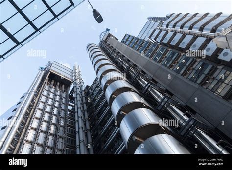 Lloyds Building Contemporary Hi Tech Architecture Hi Res Stock
