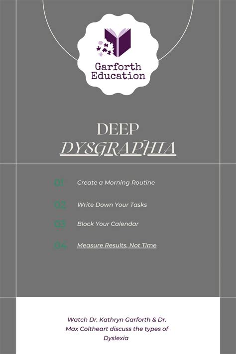 Types Of Dysgraphia Deep Dysgraphia