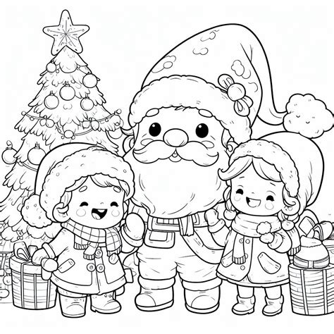 ภาพสำหรับระบายสี วันคริสต์มาส สื่อน่ารู้ By ครูจ๋า