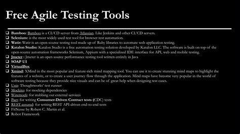 Agile Testing 2020 Ppt