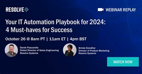 Your It Automation Playbook For 2024 4 Must Haves For Success
