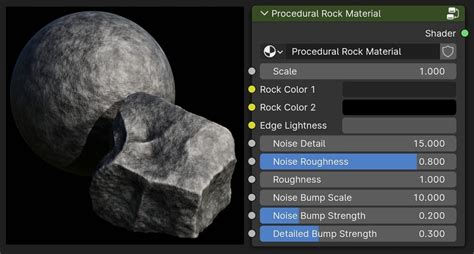 Procedural Rock Shader